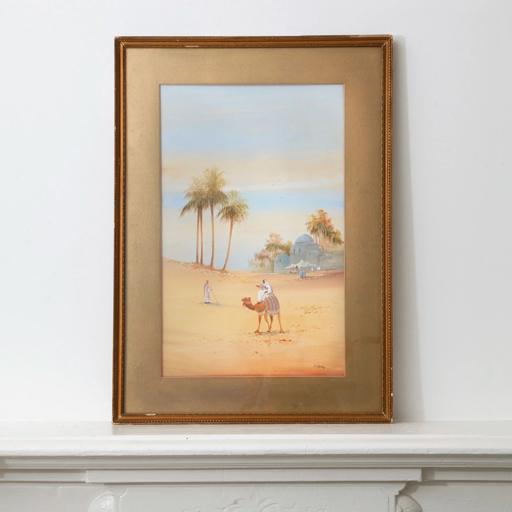 19TH-CENTURY ENGLISH ORIENTALIST PAINTING, SIGNED F. VORLEY